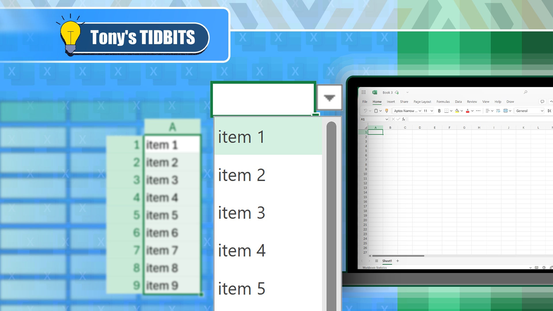 Cómo crear una lista desplegable a partir de una columna de datos en ...